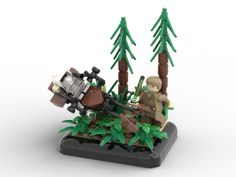 LEGO MOC Forested Moon Of Endor MiniDiorama by Walker_Brick ...