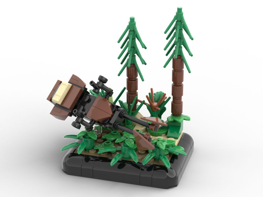 LEGO MOC Forested Moon Of Endor MiniDiorama by Walker_Brick ...