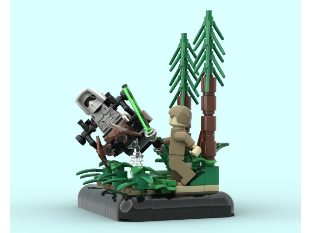 LEGO MOC Forested Moon Of Endor MiniDiorama by Walker_Brick ...