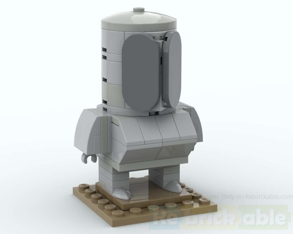 LEGO MOC Doctor Who: Servitor/Mummy robot by Andreas_Eldh | Rebrickable ...