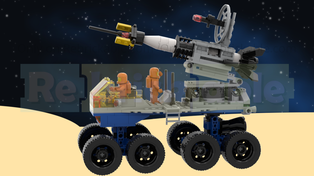 LEGO MOC Classic Space Reimagined: Mobile Rocket Transport 6950 (v3) by ...