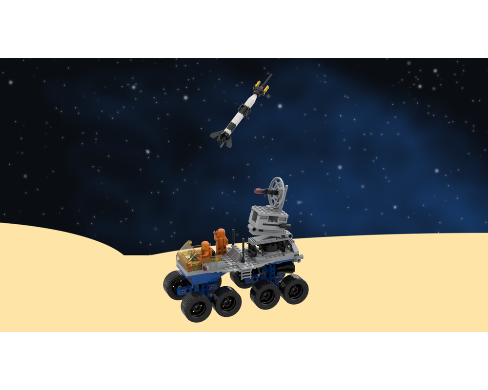 LEGO MOC Classic Space Reimagined: Mobile Rocket Transport 6950 (v3) by ...