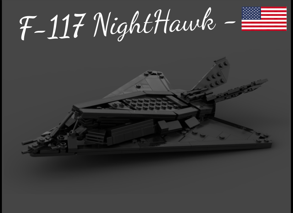 LEGO MOC F-117 NightHawk - by BasicBuilder23 | Rebrickable - Build with ...