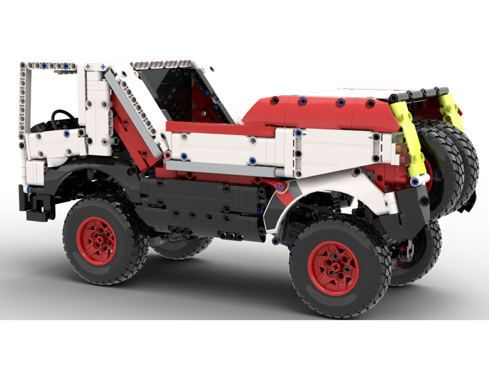 LEGO MOC X1 mk1 Dakar Rally truck by efferman | Rebrickable - Build ...