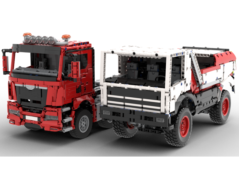 LEGO MOC X1 mk1 Dakar Rally truck by efferman | Rebrickable - Build ...