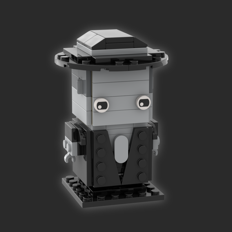 LEGO MOC-206125 The Silver Shroud (Fallout 4) by Minifigdisplayco ...