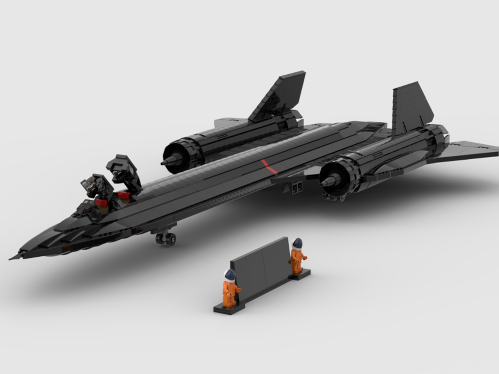 LEGO MOC SR-71 Blackbird by dean-l | Rebrickable - Build with LEGO