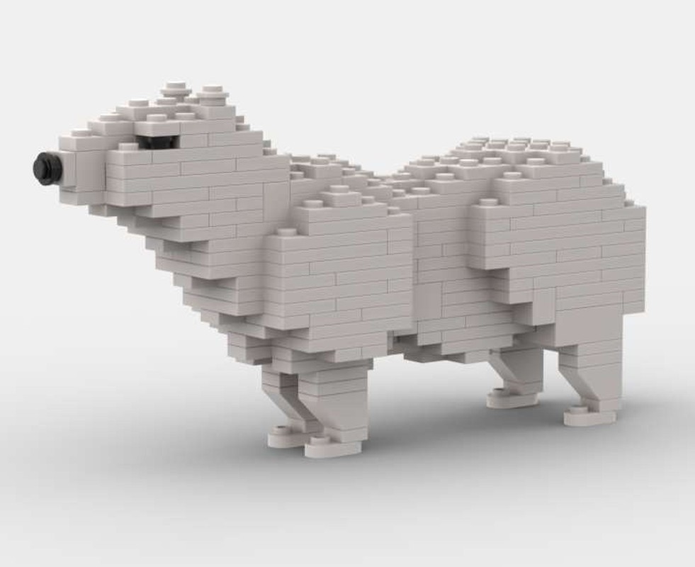 LEGO MOC Polar Bear Cub by Wildbrickcreations | Rebrickable - Build ...