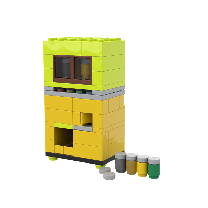 LEGO MOC 11005: Vending Machine by BrickAlchemist | Rebrickable - Build ...