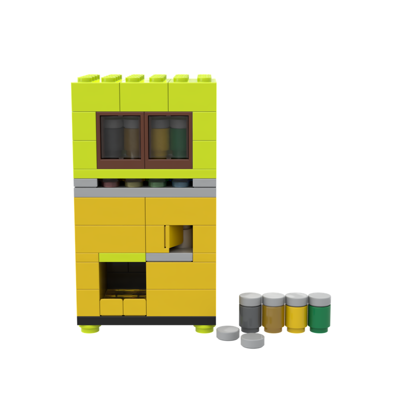 LEGO MOC 11005: Vending Machine by BrickAlchemist | Rebrickable - Build ...