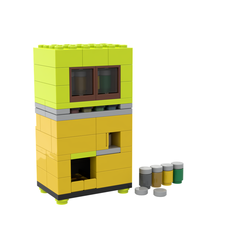 LEGO MOC 11005: Vending Machine by BrickAlchemist | Rebrickable - Build ...