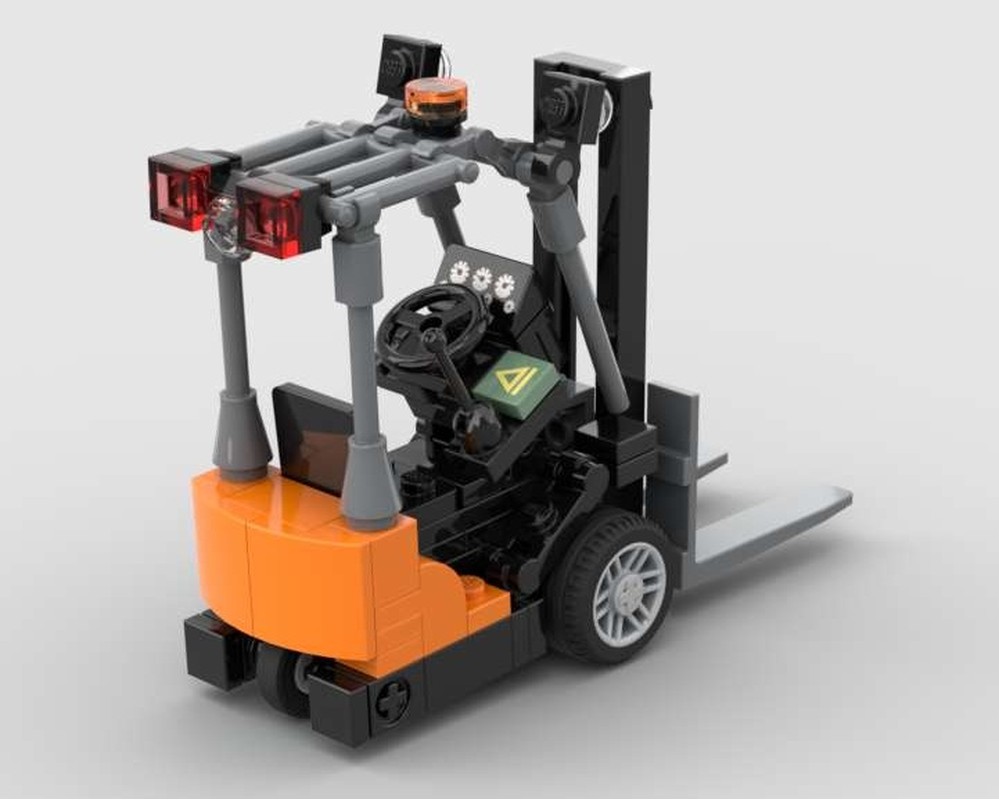 LEGO MOC Forklift v6 by baroba | Rebrickable - Build with LEGO
