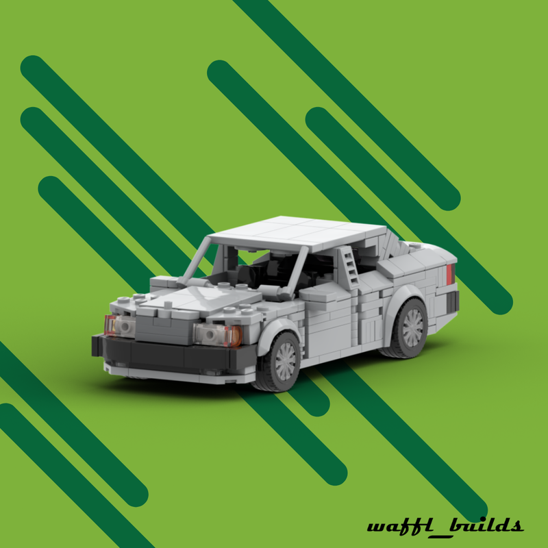 LEGO MOC Mercedes-Benz W124 500E by waffl_builds | Rebrickable - Build ...