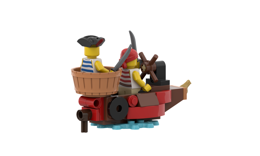 LEGO MOC Tiny Pirate Ship (40589) by mesjaam | Rebrickable - Build with ...