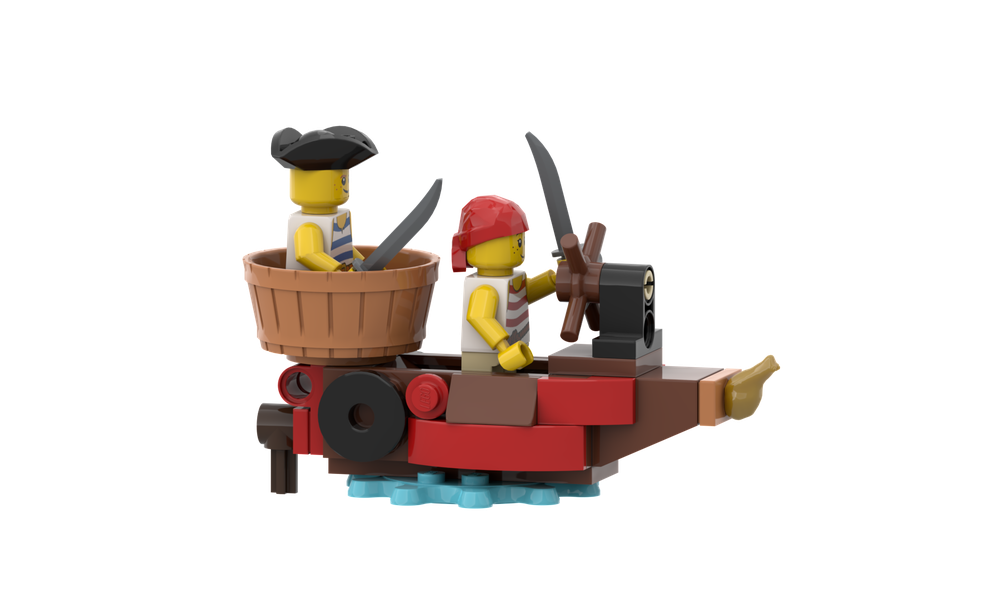 LEGO MOC Tiny Pirate Ship (40589) by mesjaam | Rebrickable - Build with ...