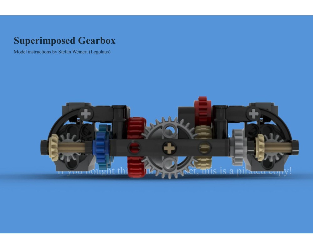 LEGO MOC-206172 Small Superimposed Gearbox by legolaus | Rebrickable ...