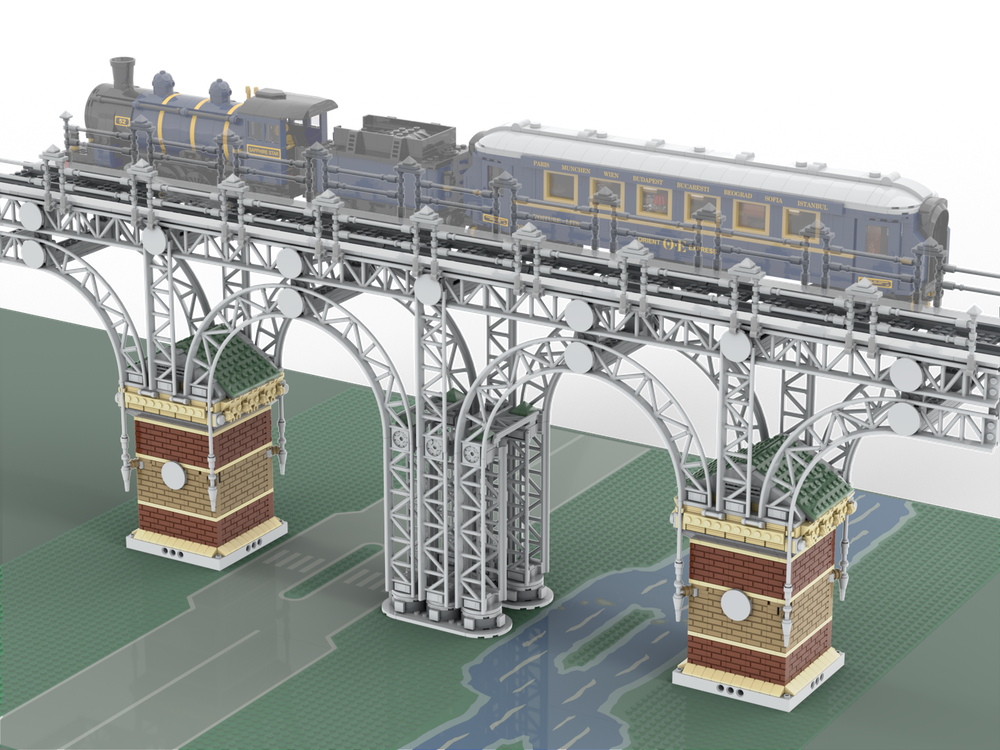 LEGO MOC-206176 Coaster Track Railroad Bridge by Thomus_Bean ...