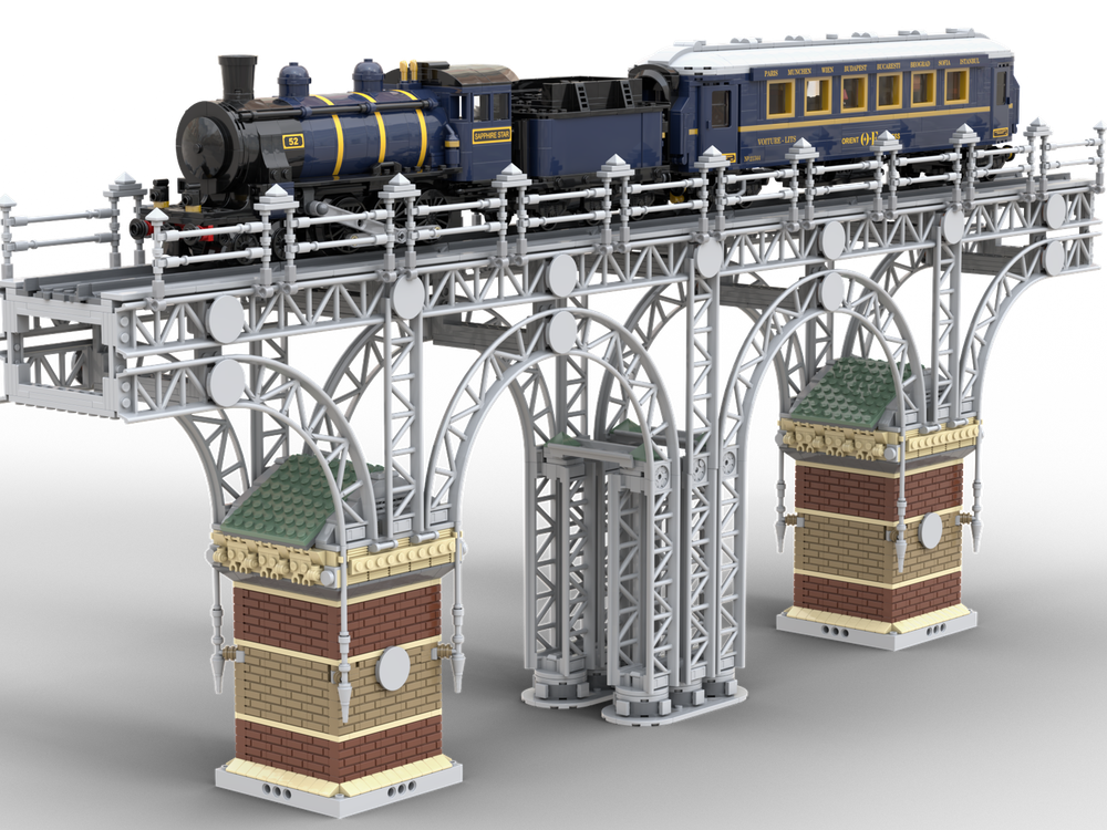 LEGO MOC-206176 Coaster Track Railroad Bridge by Thomus_Bean ...