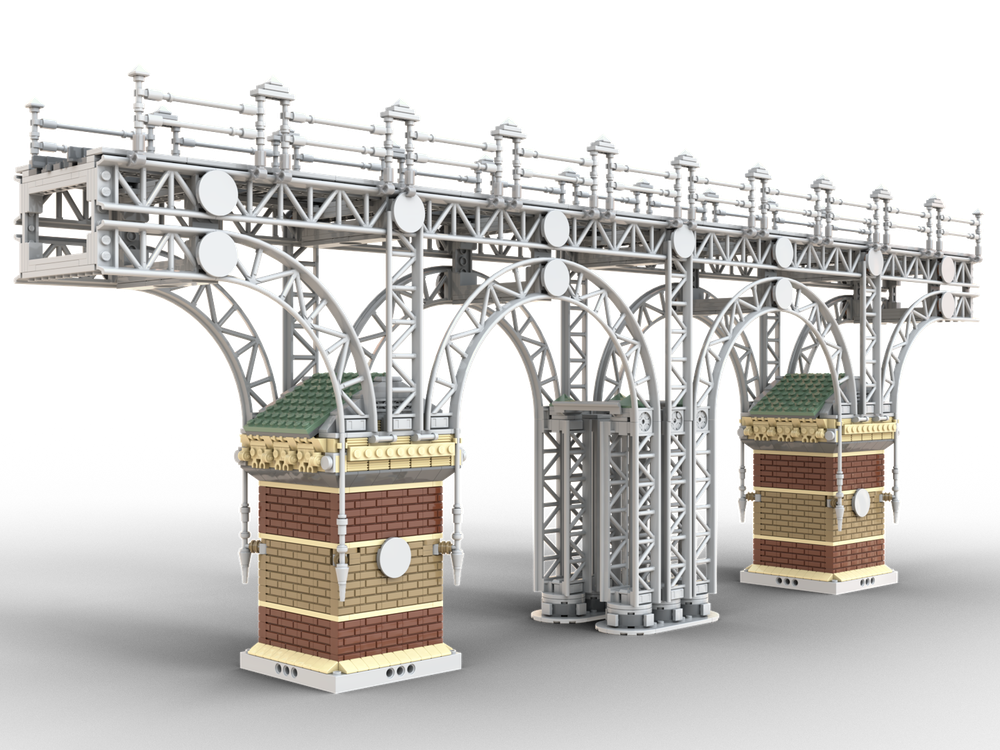 LEGO MOC Coaster Track Railroad Bridge by Thomus_Bean | Rebrickable ...