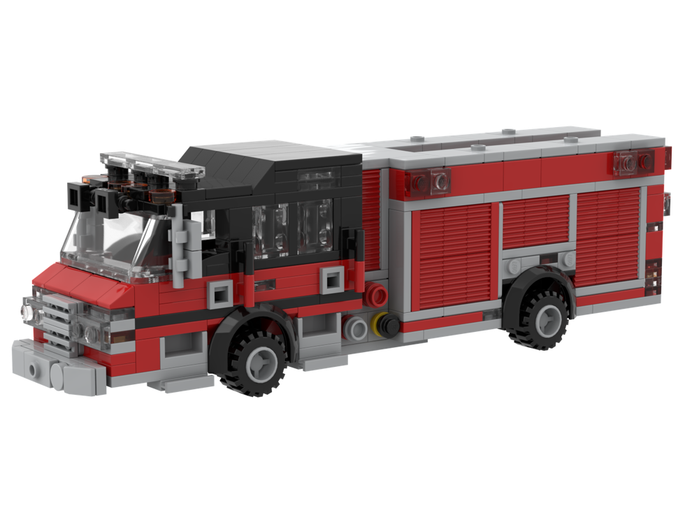 LEGO MOC Simple Rescue Engine by freelegoemergencyfiles | Rebrickable ...
