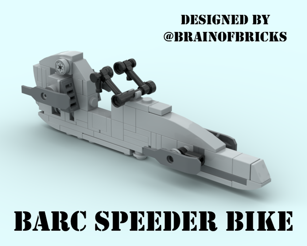 Lego Moc Custom Barc Speeder By Brainofbricks Rebrickable Build With Lego