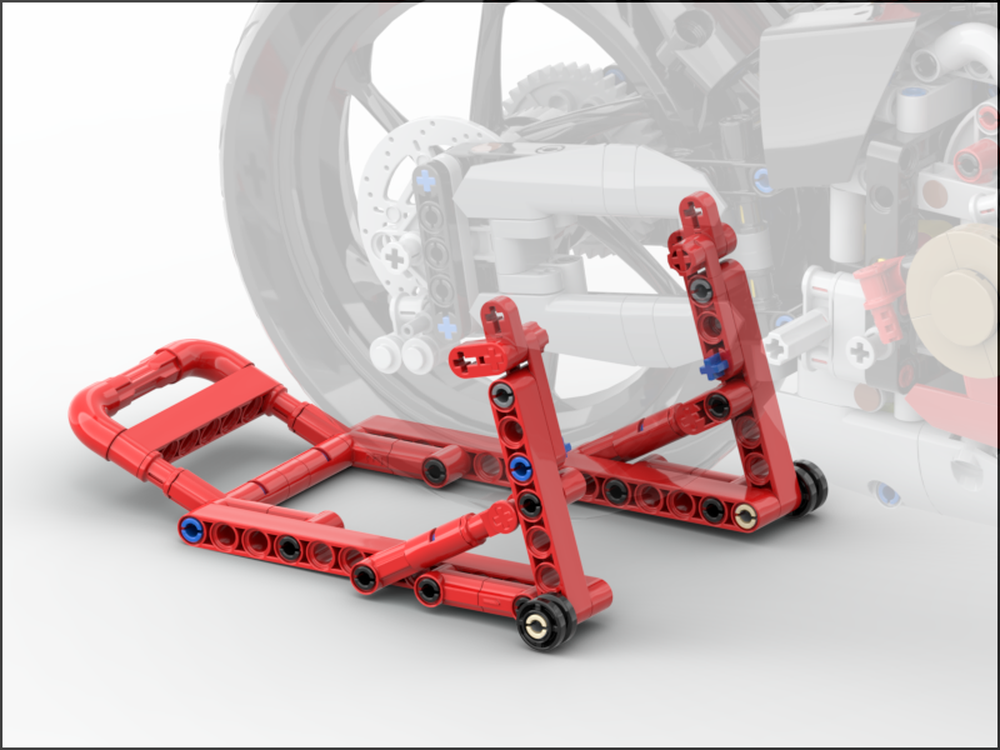 LEGO MOC Panigale V4S - Paddock Stand by 3run0 | Rebrickable - Build ...