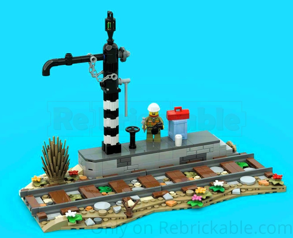LEGO MOC-206185 The Water Station for Tenders by Albox82 | Rebrickable ...