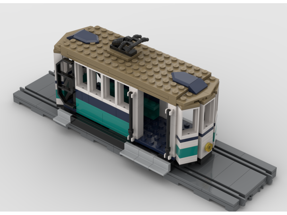 LEGO MOC Main Street Tram by Ryanclegg12 | Rebrickable - Build with LEGO