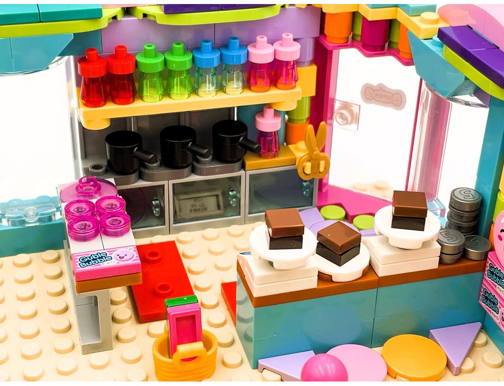 LEGO MOC Corner Sweet Shop Modular Alternate build of 3x42649 Sweet ...