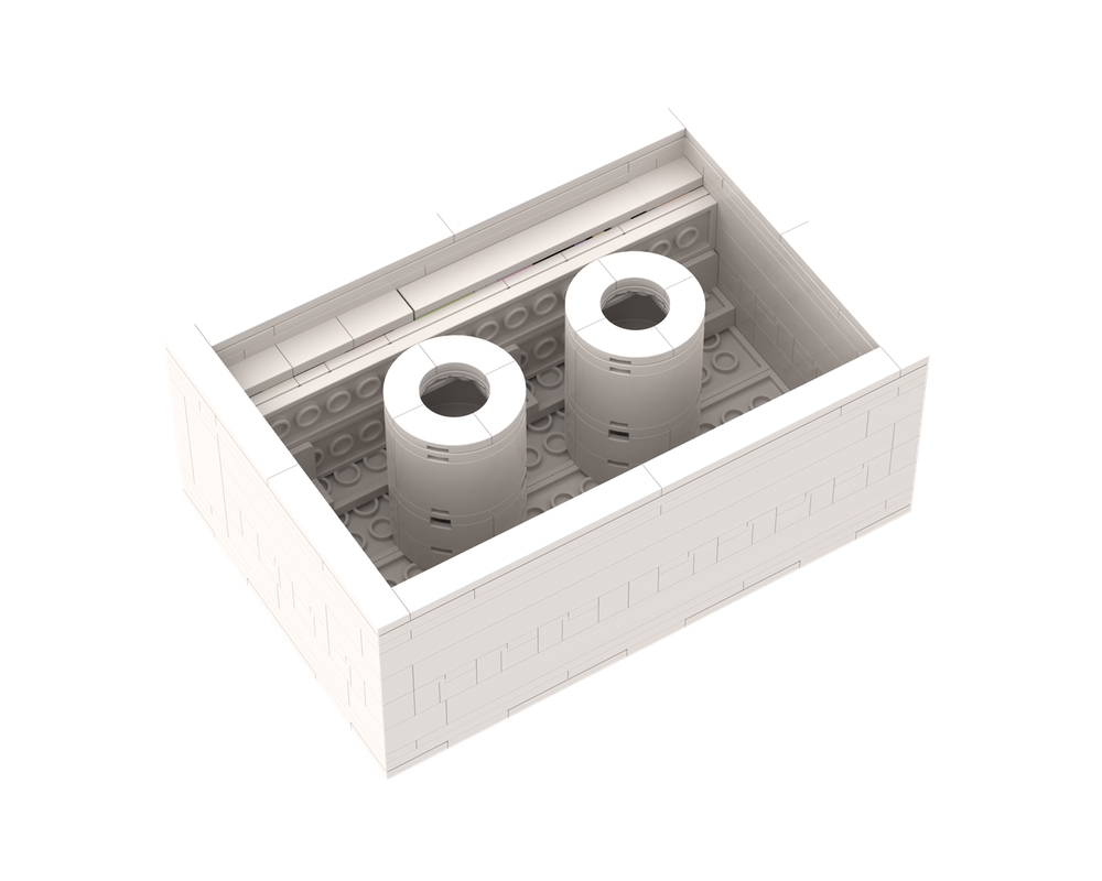 LEGO MOC Upscaled 2x3 police brick by Briquoleur | Rebrickable - Build ...