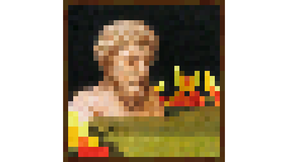 LEGO MOC Bust Painting (32x32) by Blockwise | Rebrickable - Build with LEGO