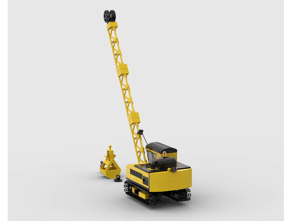 LEGO MOC-206217 Crawler crane by LewisZ92 | Rebrickable - Build with LEGO