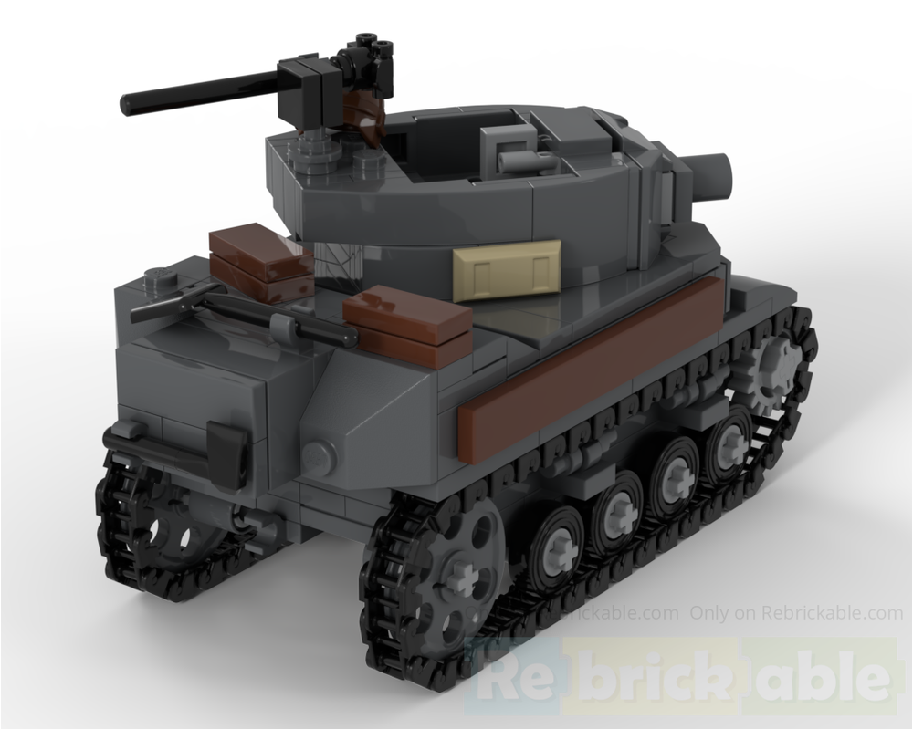 LEGO MOC-206219 H.M.C. M8 "Scott" Tank Destroyer (1,000 Like Special ...
