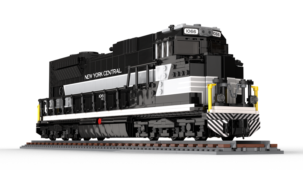 LEGO MOC Norfolk Southern 1066 EMD SD70ACe (New York Central Heritage ...
