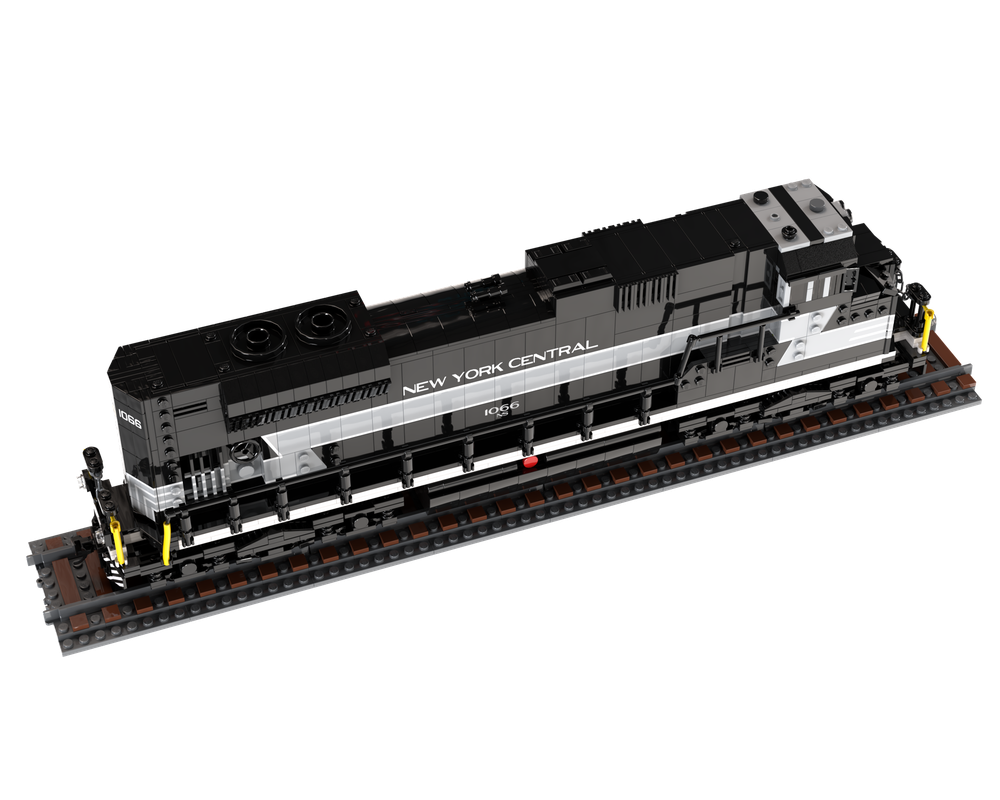 LEGO MOC Norfolk Southern 1066 EMD SD70ACe (New York Central Heritage Unit) by 603bricks ...