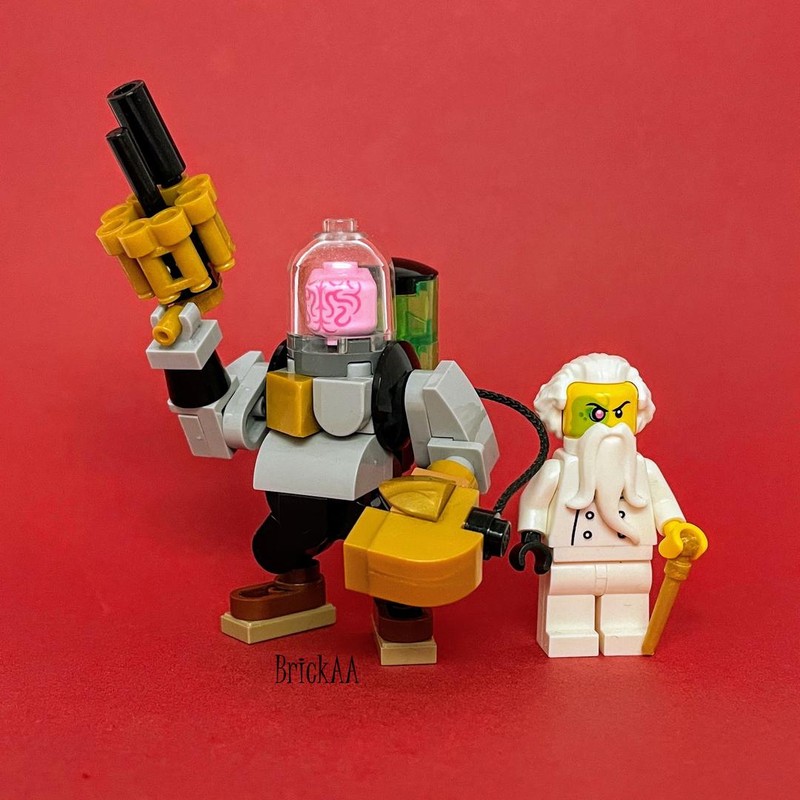 LEGO MOC Mad scientist and his puppet by BrickAA | Rebrickable - Build ...
