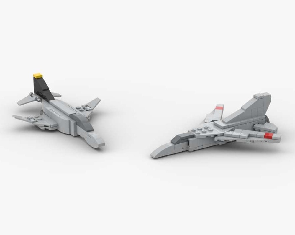 LEGO MOC F-4 & Mig-23 (Mig-27) (1/110 scale) by Vincent W | Rebrickable ...