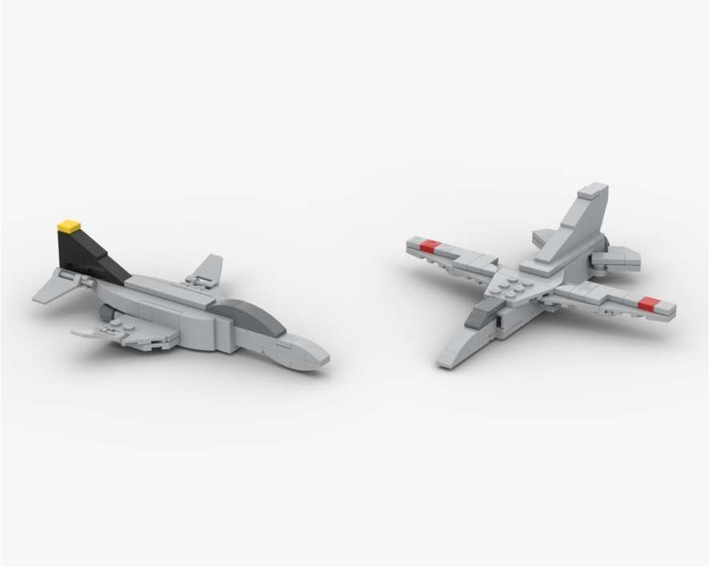 LEGO MOC F-4 & Mig-23 (Mig-27) (1/110 scale) by Vincent W | Rebrickable ...