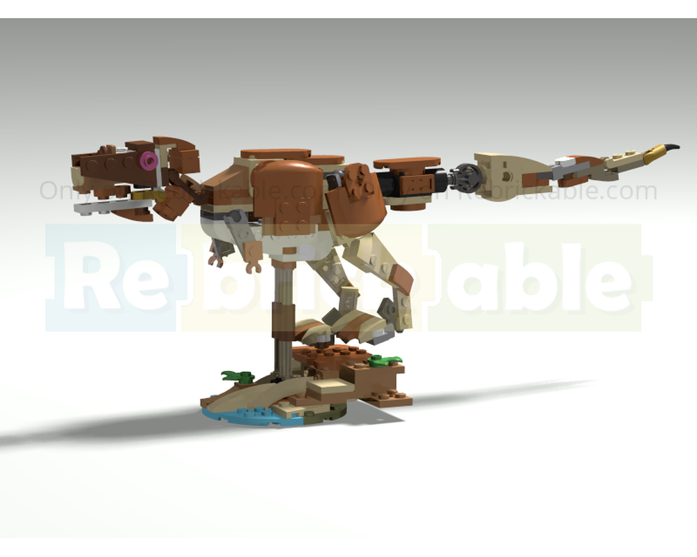 LEGO MOC Tyrannosaurus rex from 31150 (minifigure scale) by RedKite4 ...