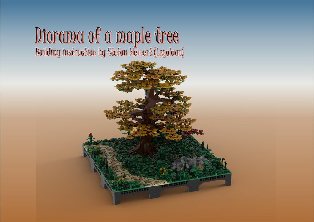 LEGO MOC Diorama of a maple tree by legolaus | Rebrickable - Build with ...