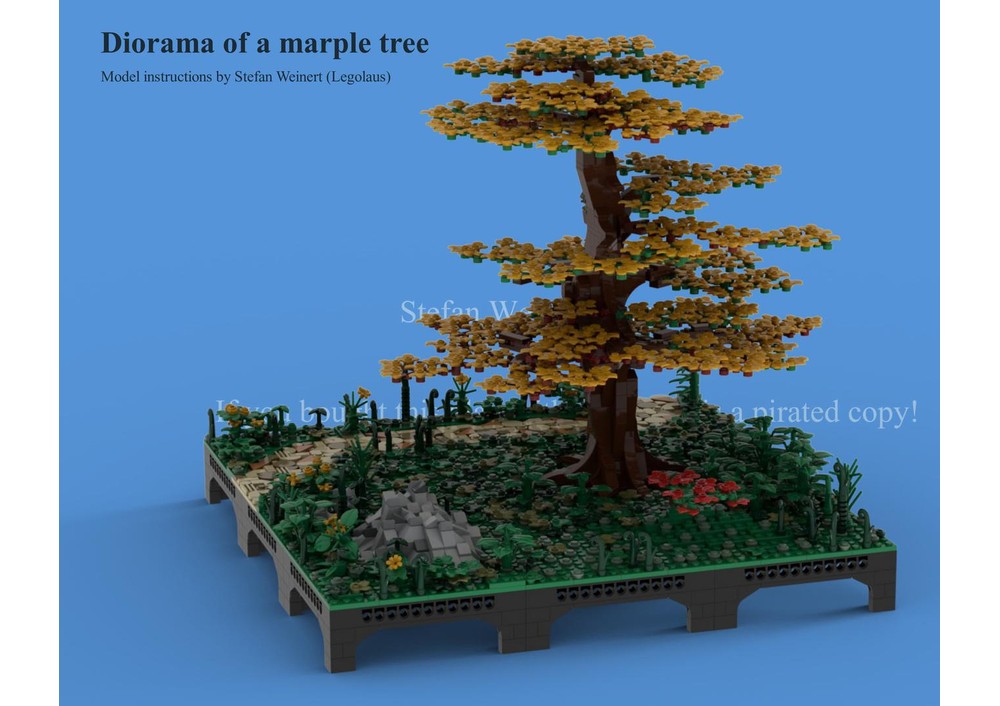 LEGO MOC Diorama of a maple tree by legolaus | Rebrickable - Build with ...