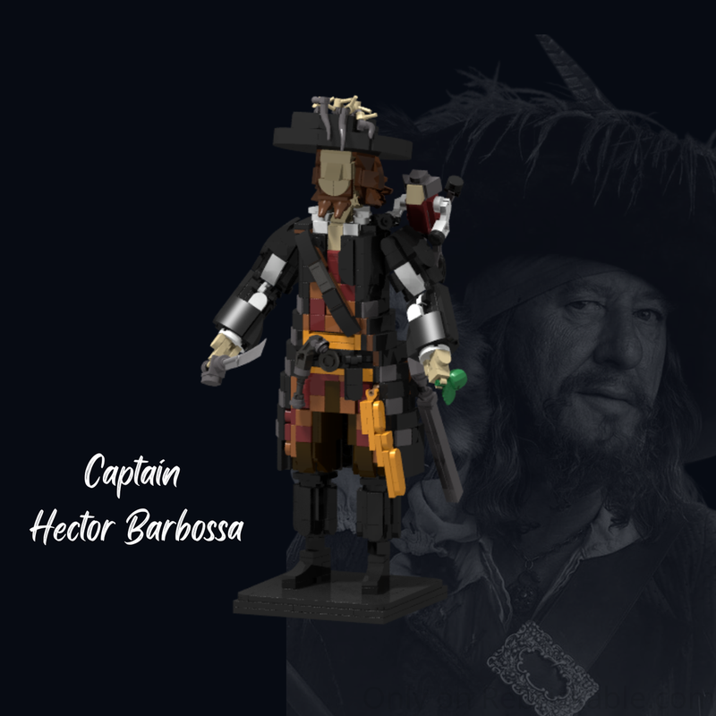 LEGO MOC Captain Hector Barbossa Figurine by Mr.Snicker | Rebrickable ...