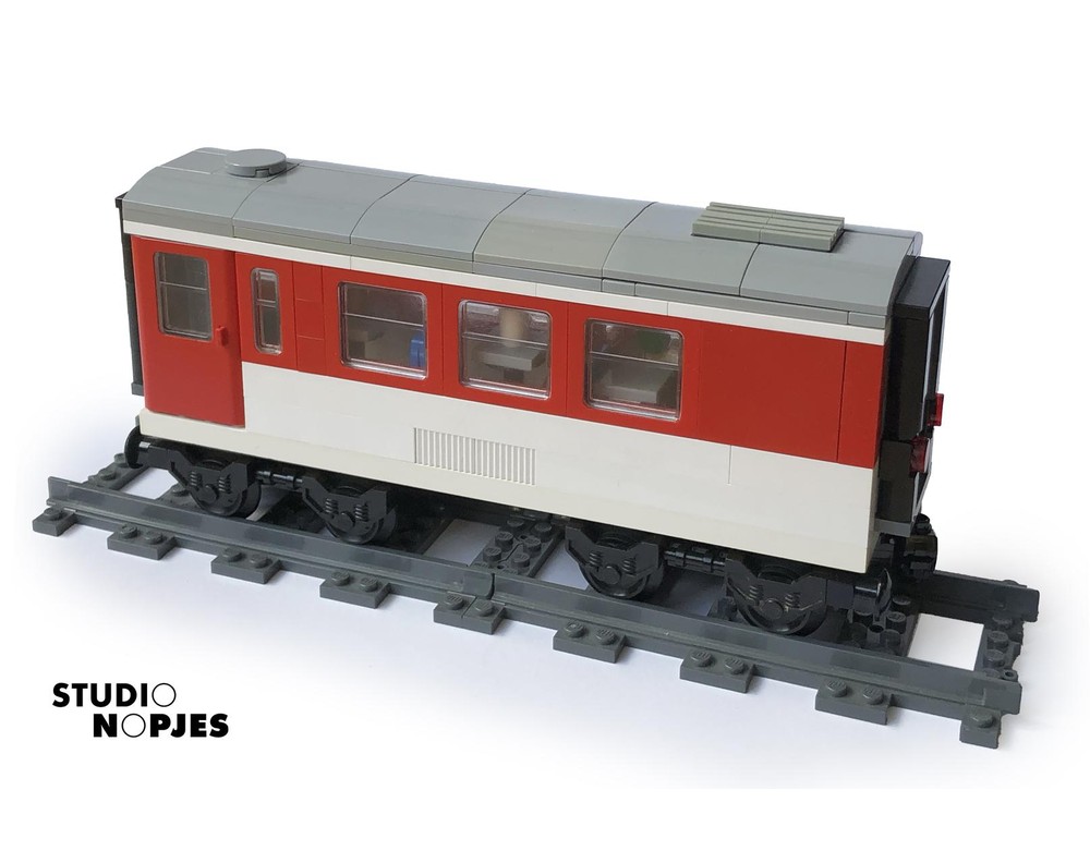 LEGO MOC Train Dining Car - DB Speisewagen (6-wide, red) by Roloff ...