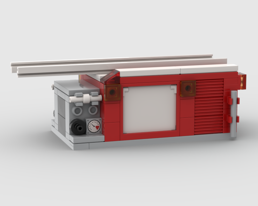LEGO MOC Fire Truck Engine Module - Base Model Compatible by Ryanclegg12 | Rebrickable - Build ...