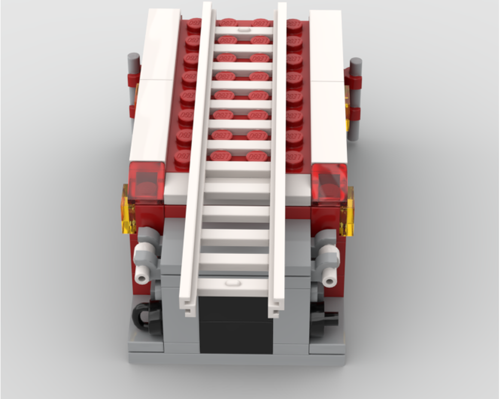 Lego Moc Fire Truck Engine Module Base Model Compatible By