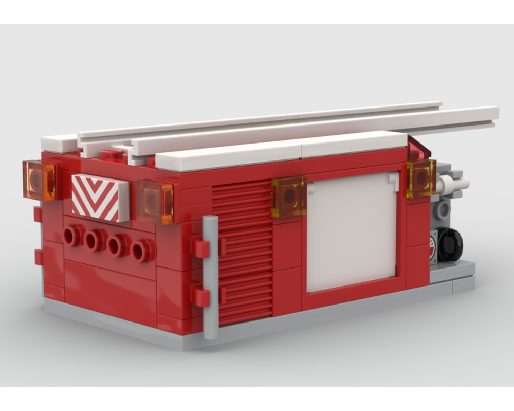 LEGO MOC Fire Truck Engine Module - Base Model Compatible by ...