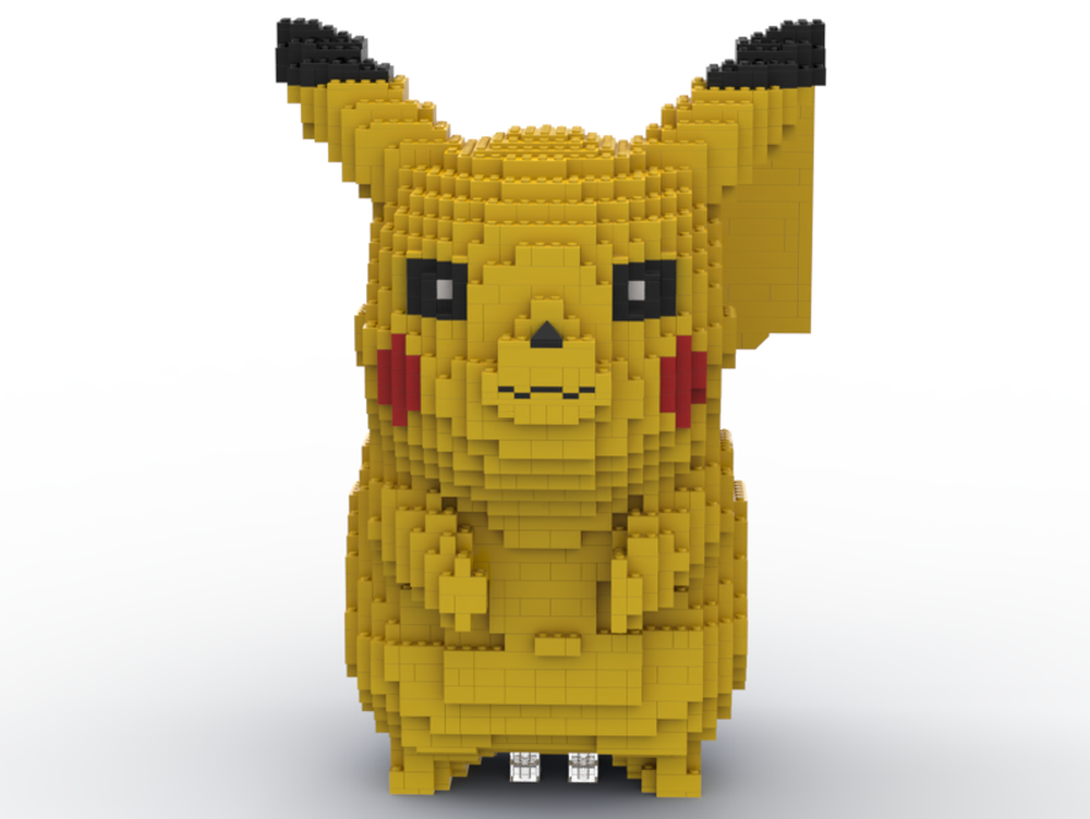 LEGO MOC Pokemon Pikachu by Jedi Plb | Rebrickable - Build with LEGO