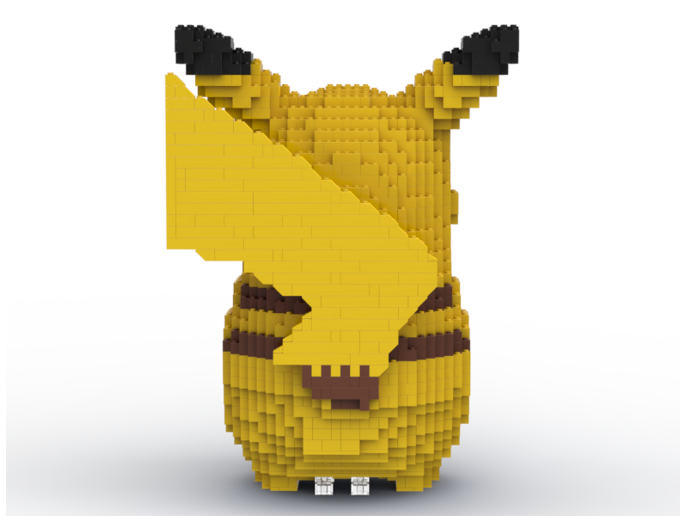 Lego Moc Pokemon Pikachu By Jedi Plb Rebrickable Build With Lego