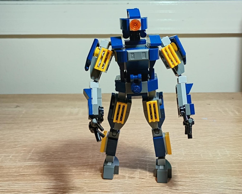 LEGO MOC V1 Cyclops - Blue and Yellow by BeardieBricks | Rebrickable ...