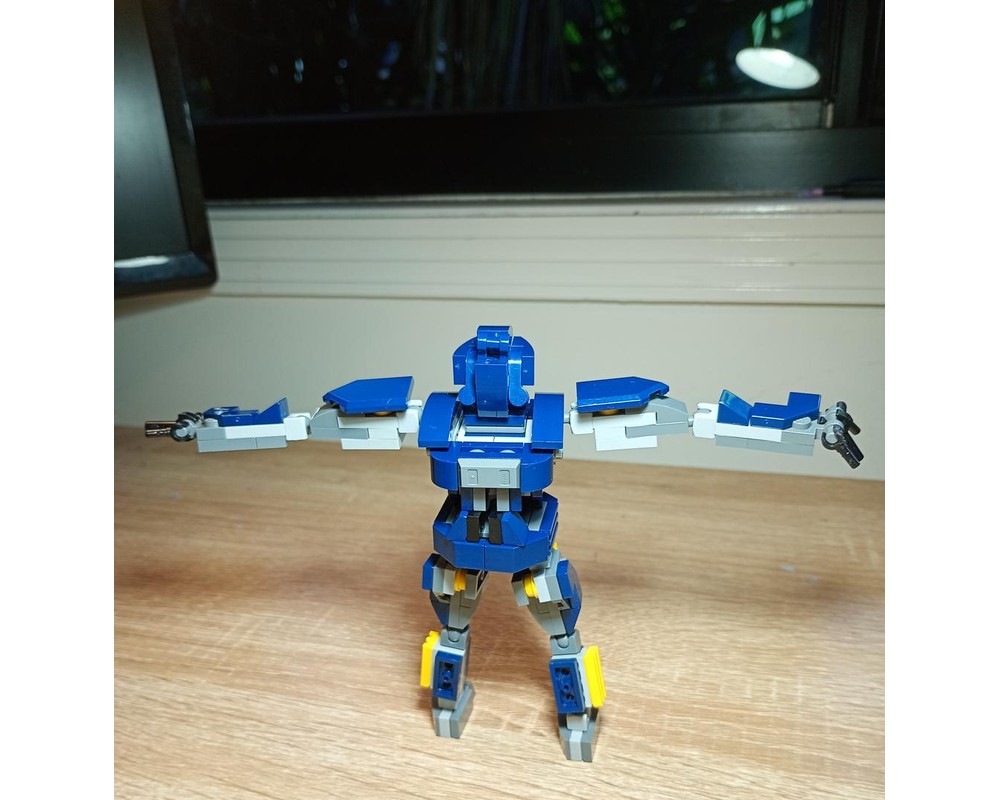 LEGO MOC V1 Cyclops - Blue and Yellow by BeardieBricks | Rebrickable ...